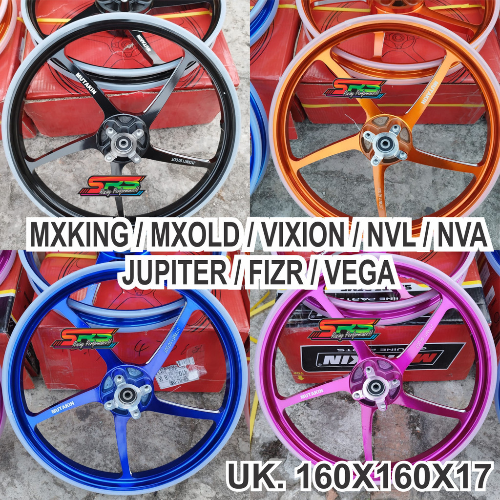 Jual VELG CNC 525 mutakin MXKING JUPITER FIZR MXOLD VEGA VIXION OLD NVL ...