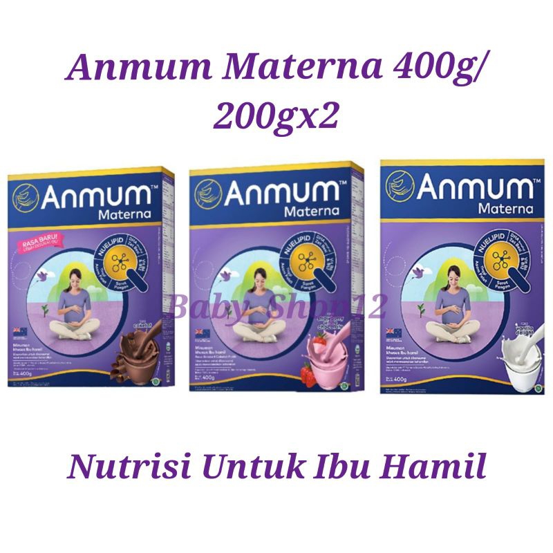 Jual Anmum Materna 400g/200gx2, Susu Ibu Hamil & Program Hamil | Shopee ...
