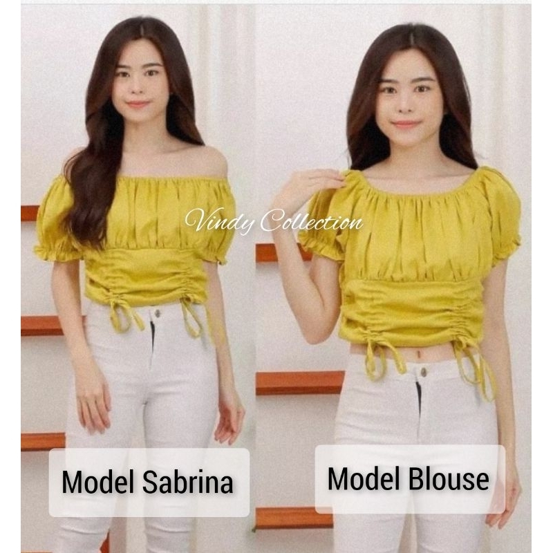 Jual SABRINA CROP SERUT CANTIK IMPORT BANGKOK R1129 (Ld 86-96cm ...
