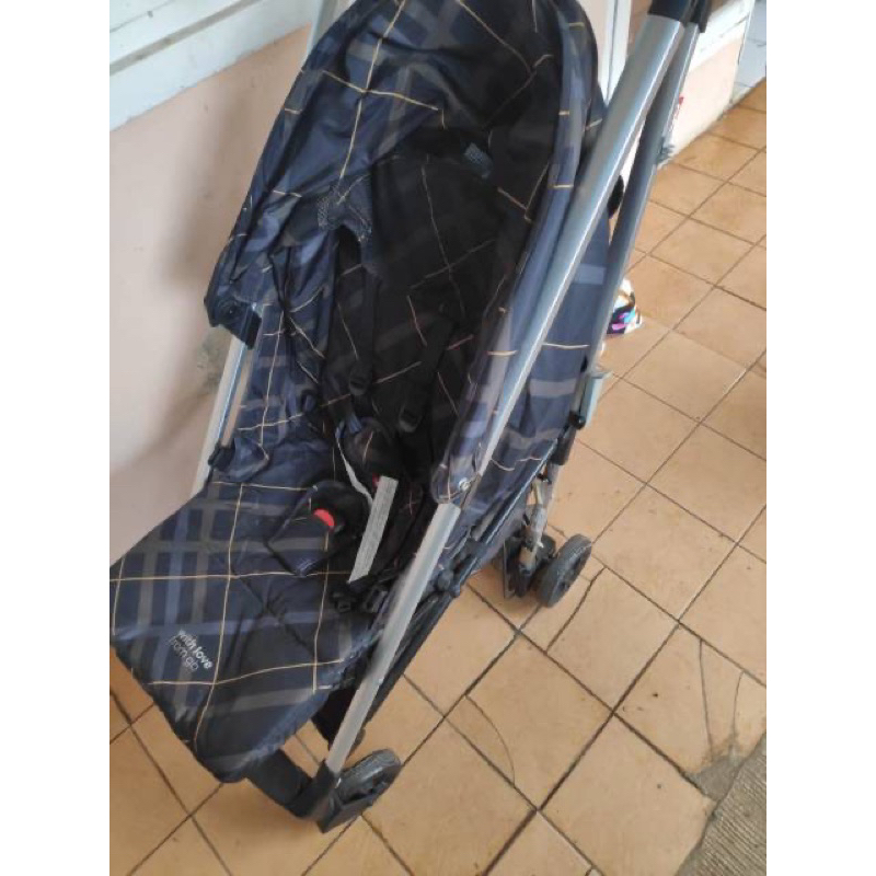 Jual PRELOVED STROLER ANAK MERK GB Stroler Baby Balita Kuat Kokoh Bagus ...