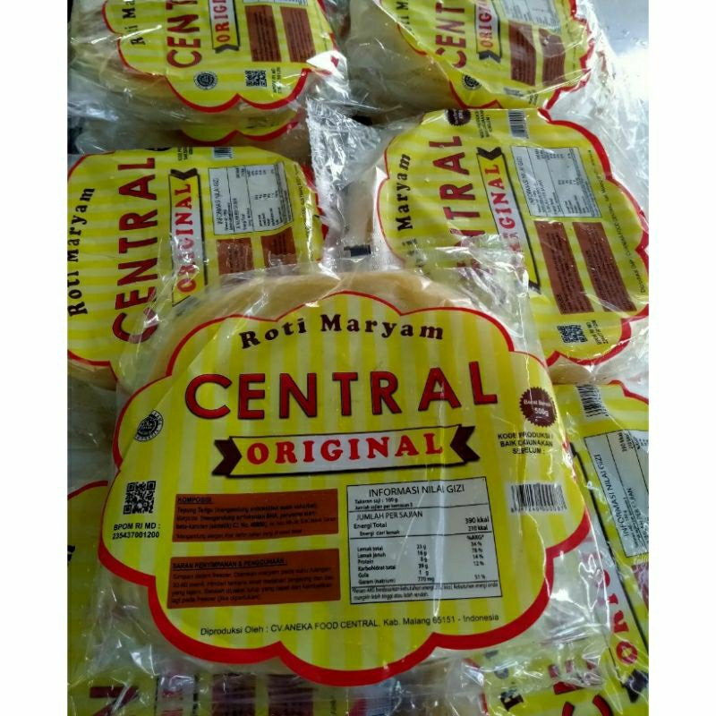 Jual Roti Maryam Merk Central Original Jumbo isi 5 [FROZENFOOD ...