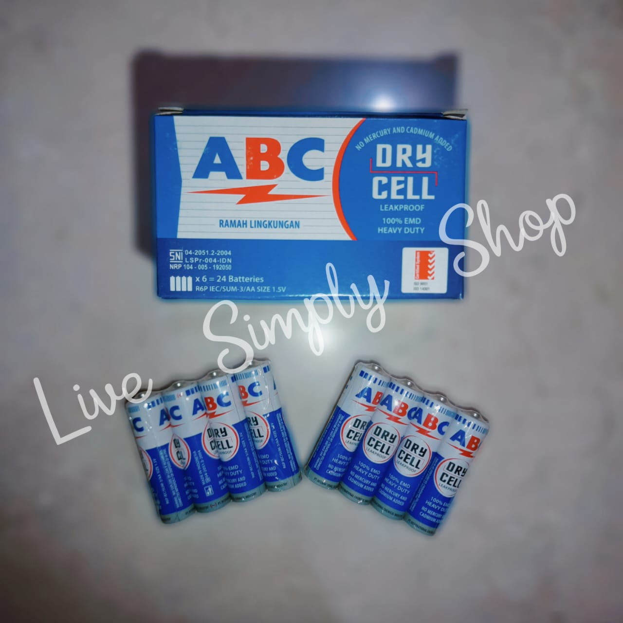 Jual BATERAI ABC BIRU AA / BATERAI ABC A2 | Shopee Indonesia