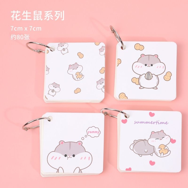 Jual Sticky Note Ring/Buku Mini Ring/Notebook Ring isi 80 lembar ...