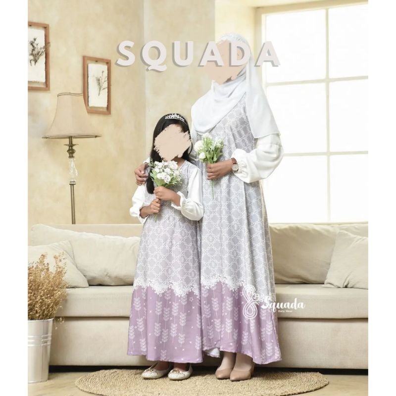 Jual SQUADA | ANDARA SAND DRESS SILK PREMIUM COUPLE IBU DAN ANAK ...