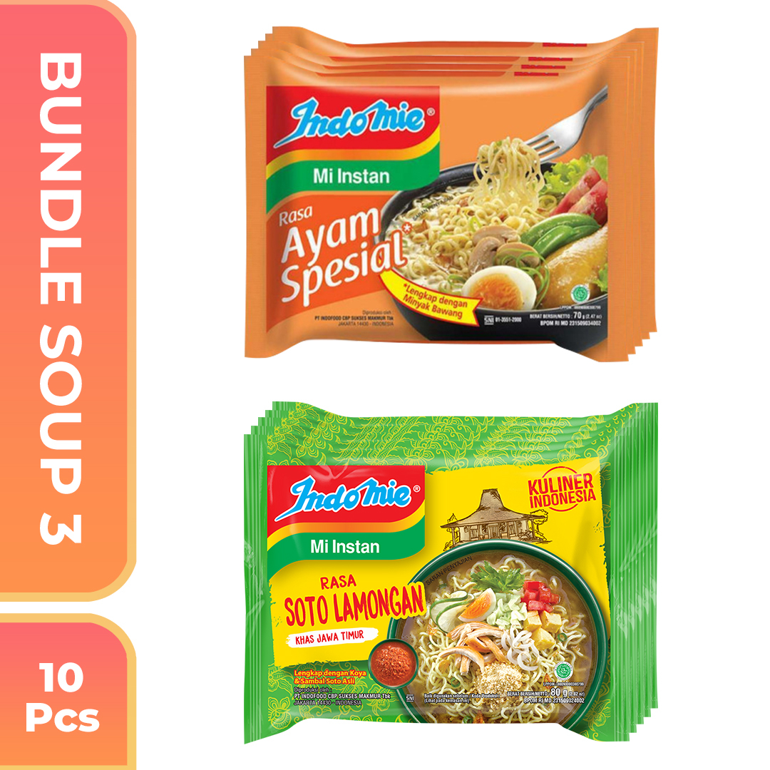 Jual Indomie Bundle Soup 3 isi 10 Pcs | Shopee Indonesia