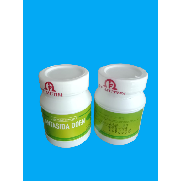 Jual ANTASIDA DOEN MUTIFA POT ISI 100 TABLET (KEMASAN BOTOL) | Shopee ...