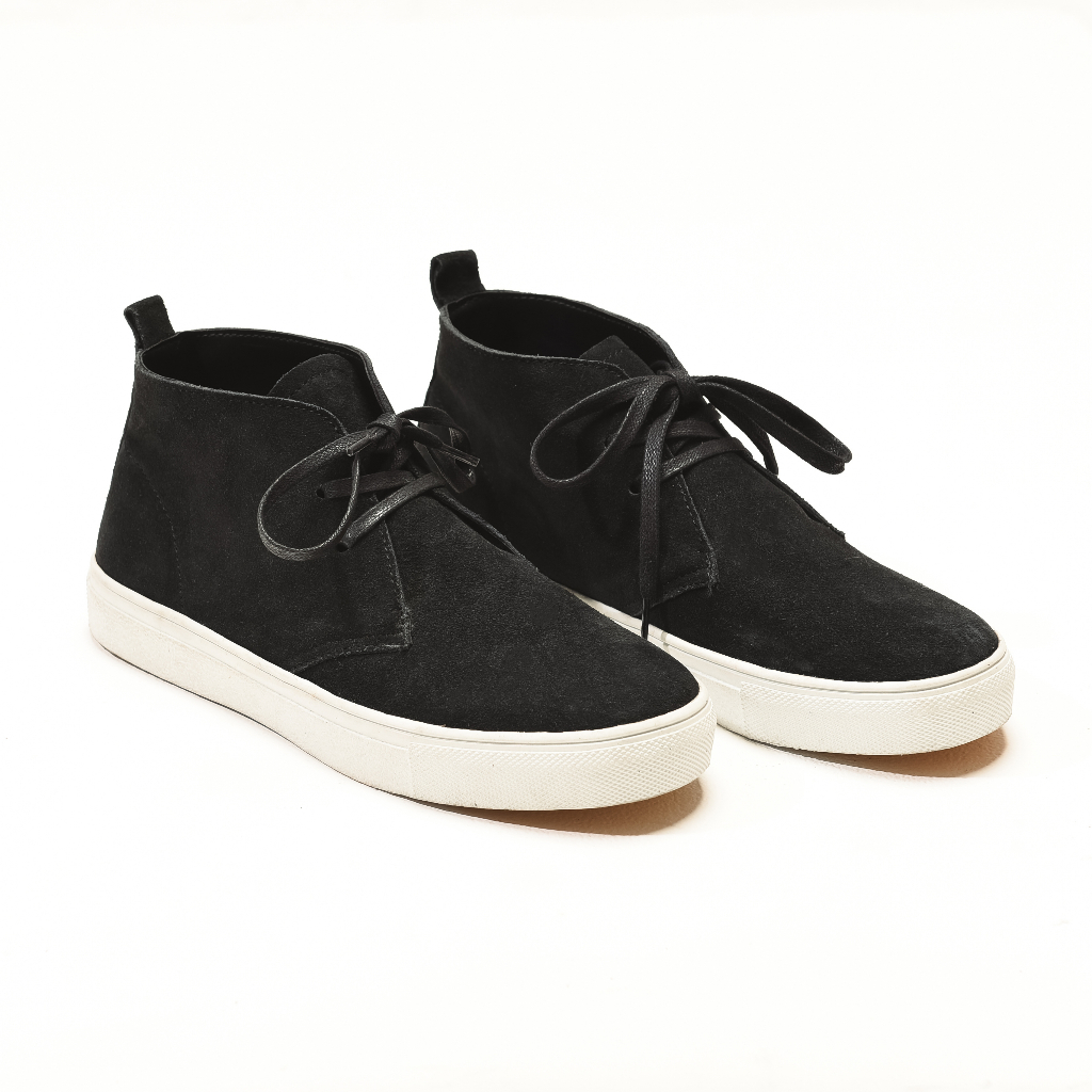 Jual Sepatu Kulit Sneaker Pria I Floody Blue I Murphy Suede | Shopee ...