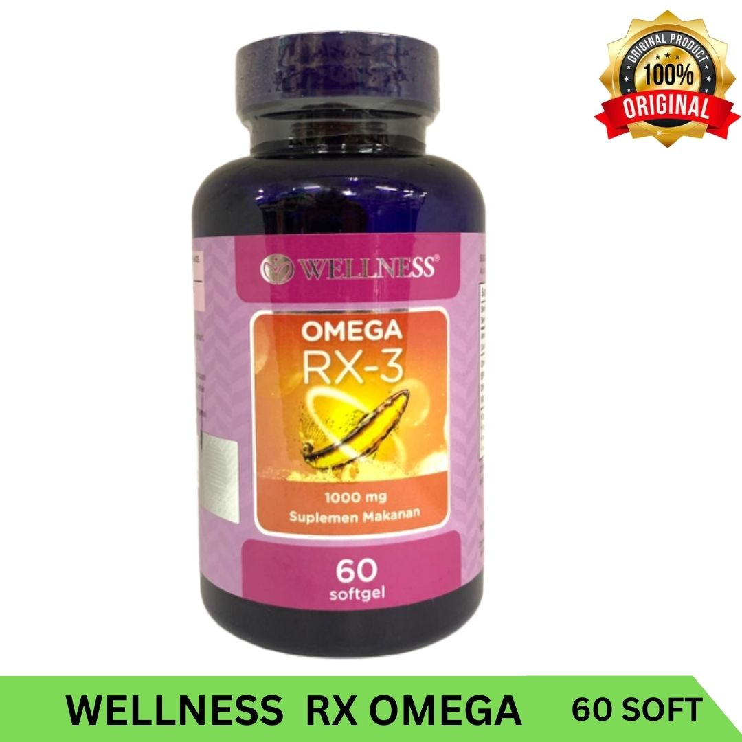 Jual Wellness Omega Rx 3 60 Softgels Kesehatan Otak Mata Jantung pikun ...