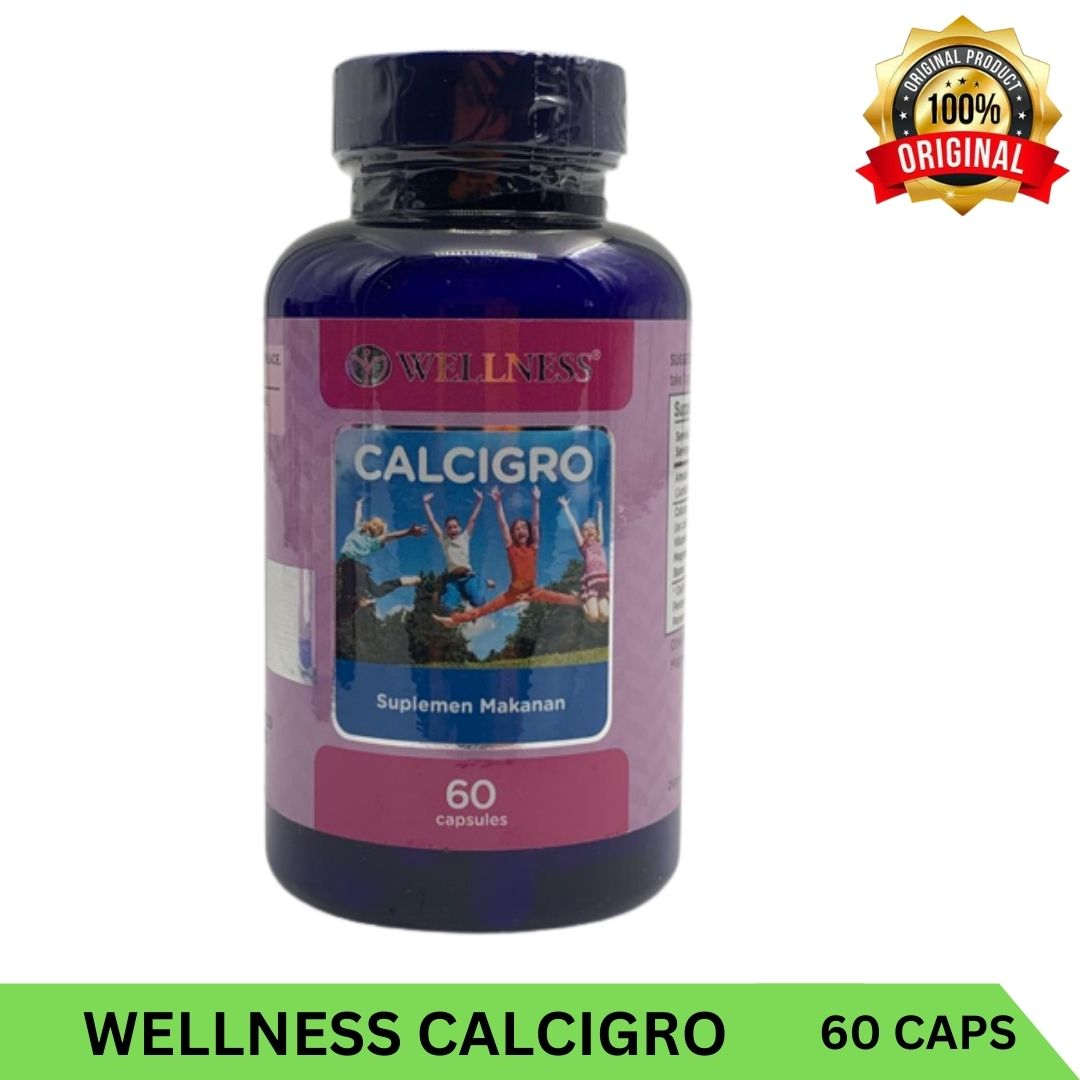 Jual Wellness CALCIGRO 60 kapsul Calcigrow Calcium Boron Calci Gro ...