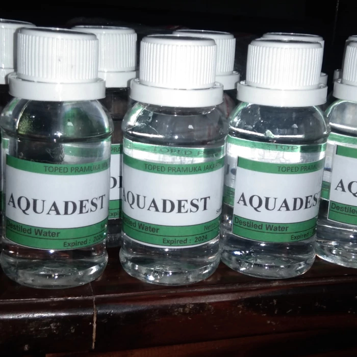 Jual Aquadest 100ml | Destilated Water 100 ml | perlengkapan P3K ...