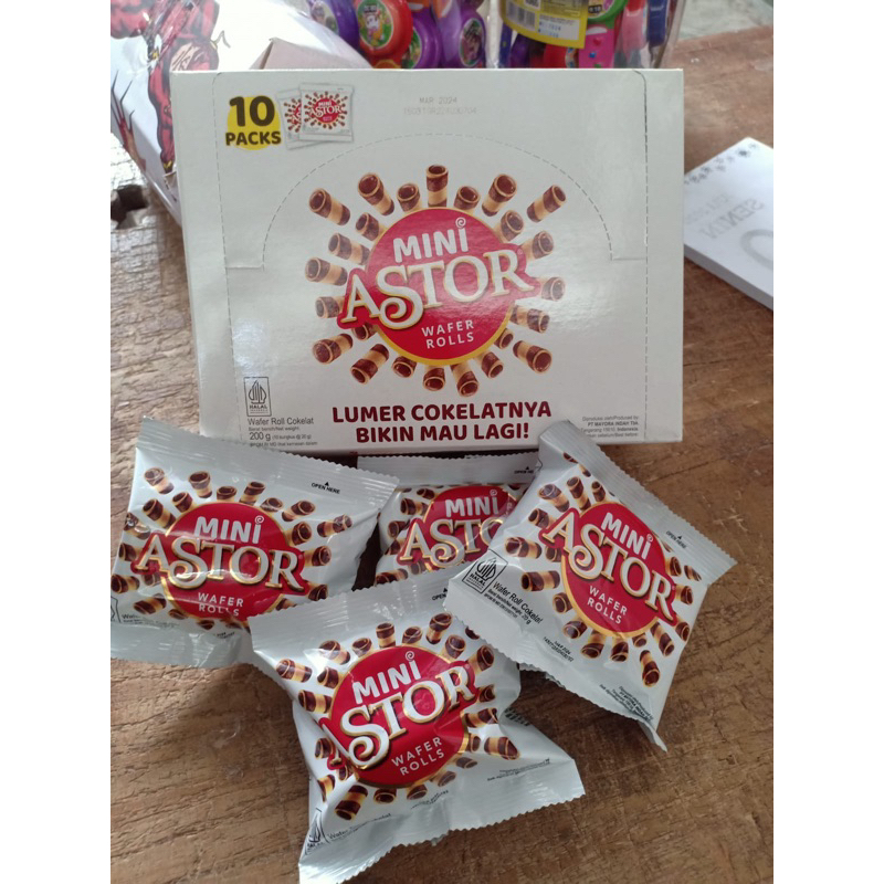 Jual Mini astor wafer rolls box 200gr isi 10sachet | Shopee Indonesia