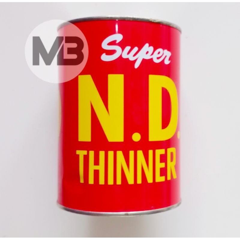 Jual Thinner Thiner Pengencet Cat Synthetic ND Super Kaleng 1 Liter l Pengencer Cat Kayu Besi ...
