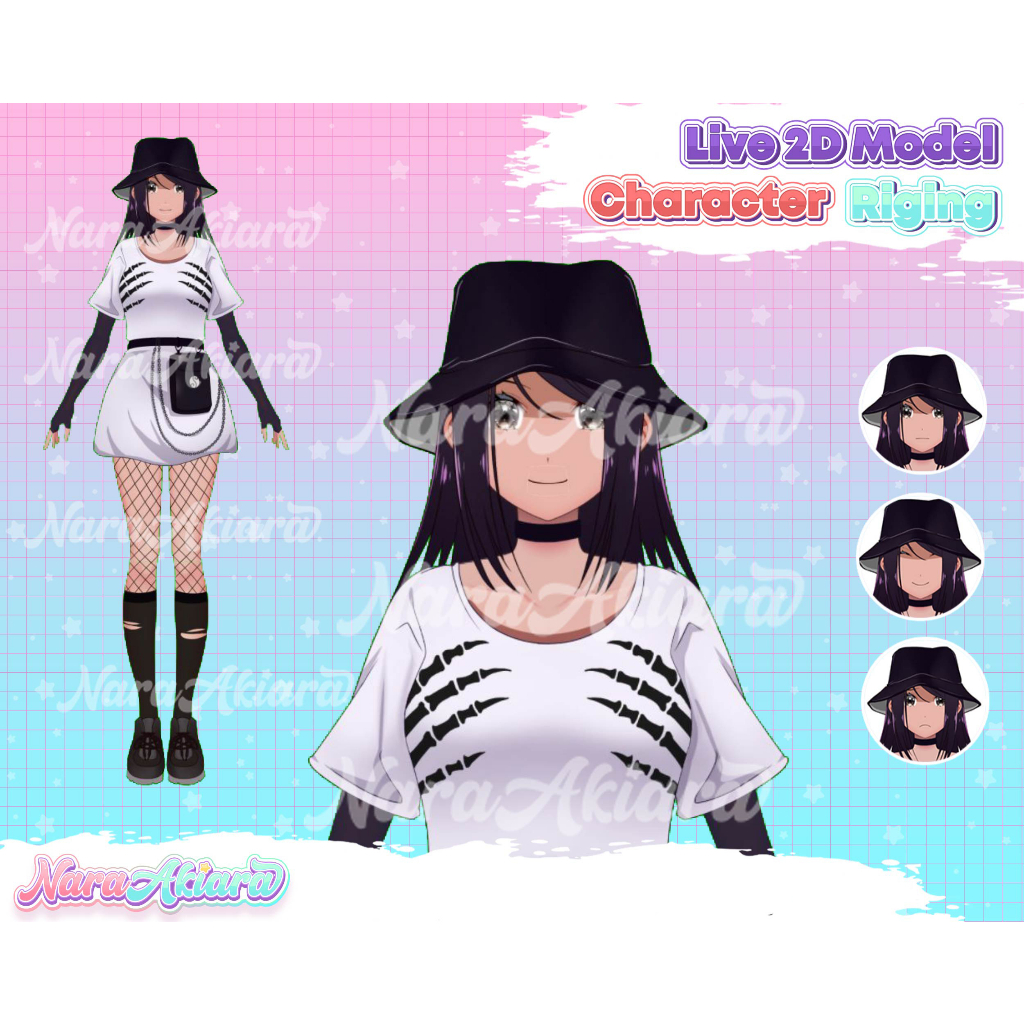 Jual Tampil Beda dalam Streaming dengan Karakter Anime Vtuber Model ...