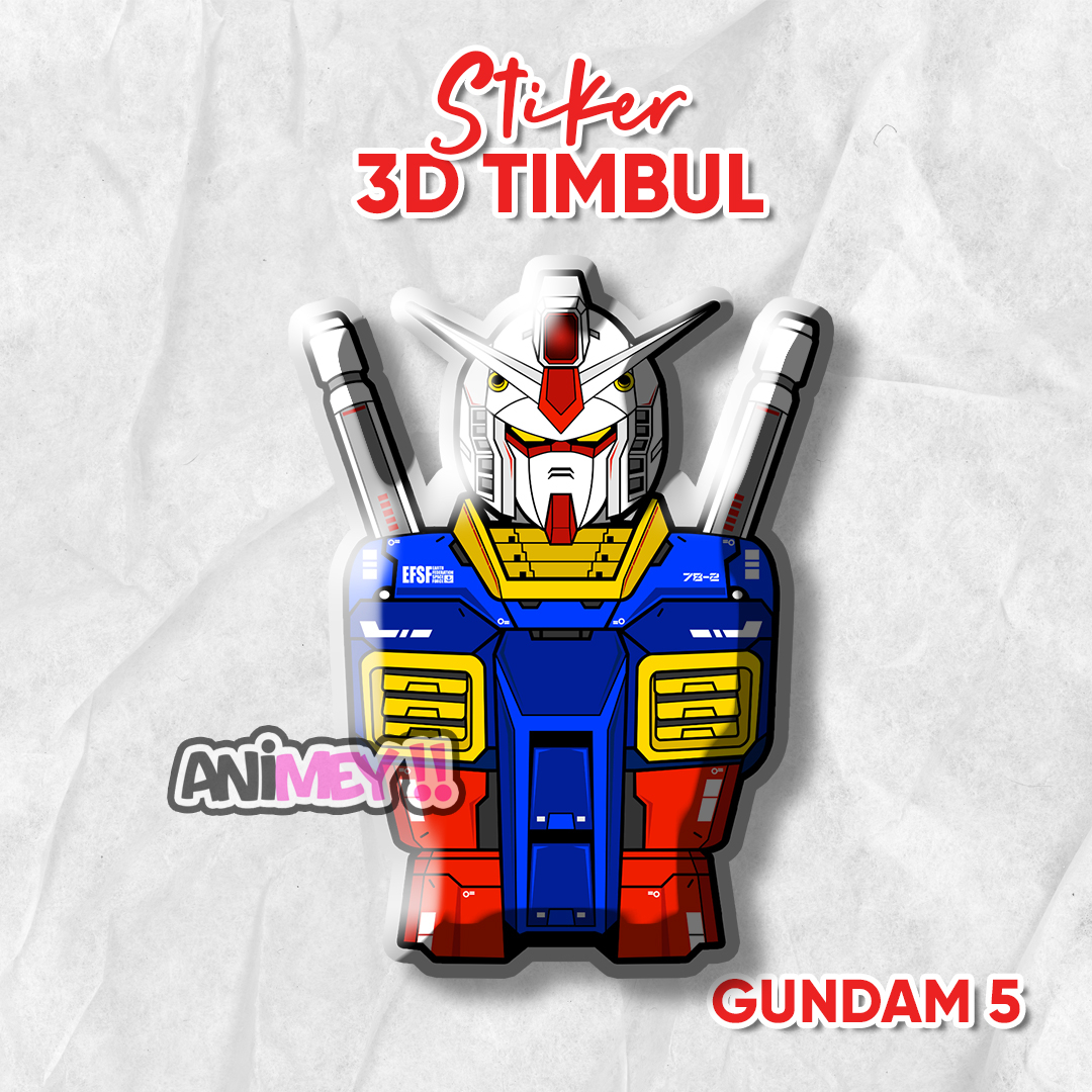 Jual Stiker Emblem 3D Timbul Gundam / Stiker Anime Resin | Shopee Indonesia