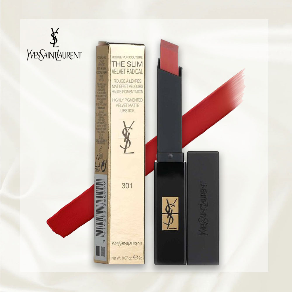Jual YSL Rouge Pur Couture The Slim Velvet Radical Lipstick, 21 Rouge Paradoxe-1.2g/3.2g ...