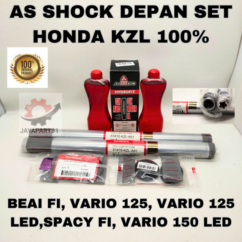 Jual AS SHOCK DEPAN PAKET HONDA KZL 100% ASLI ORIGINAL AHM BEAT FI , VARIO 125 OLD, LED, 150 LED ...