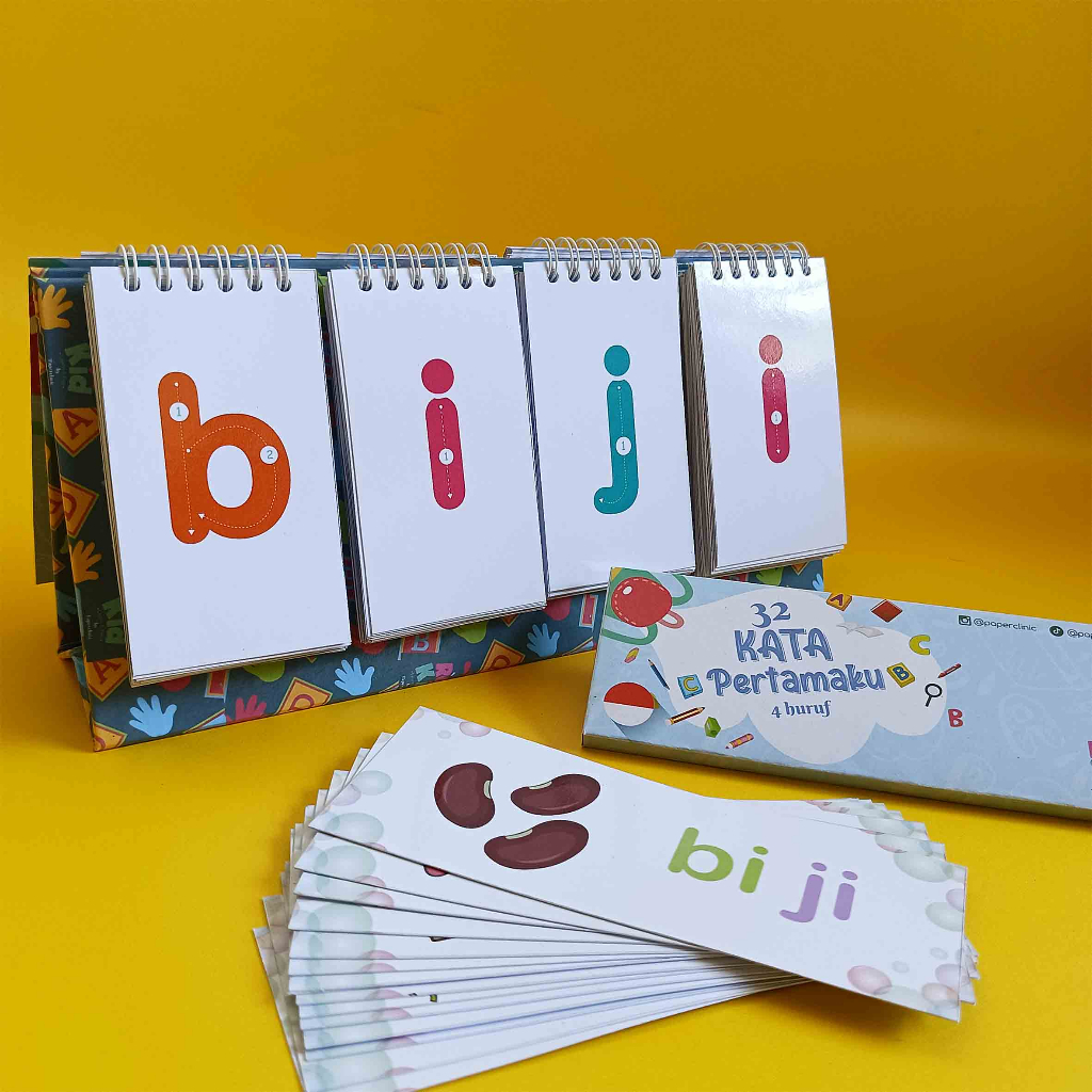 Jual Flash card huruf cara praktis cepat belajar membaca untuk anak tk ...
