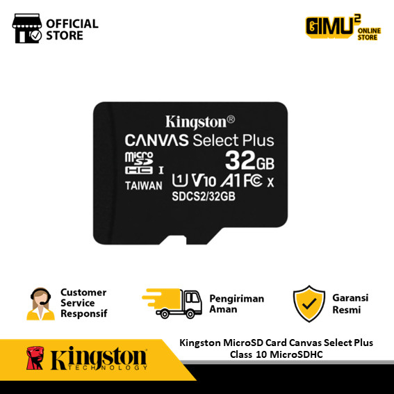 Jual Kingston MicroSD Card Canvas Select Plus Class 10 MicroSDHC | Shopee Indonesia