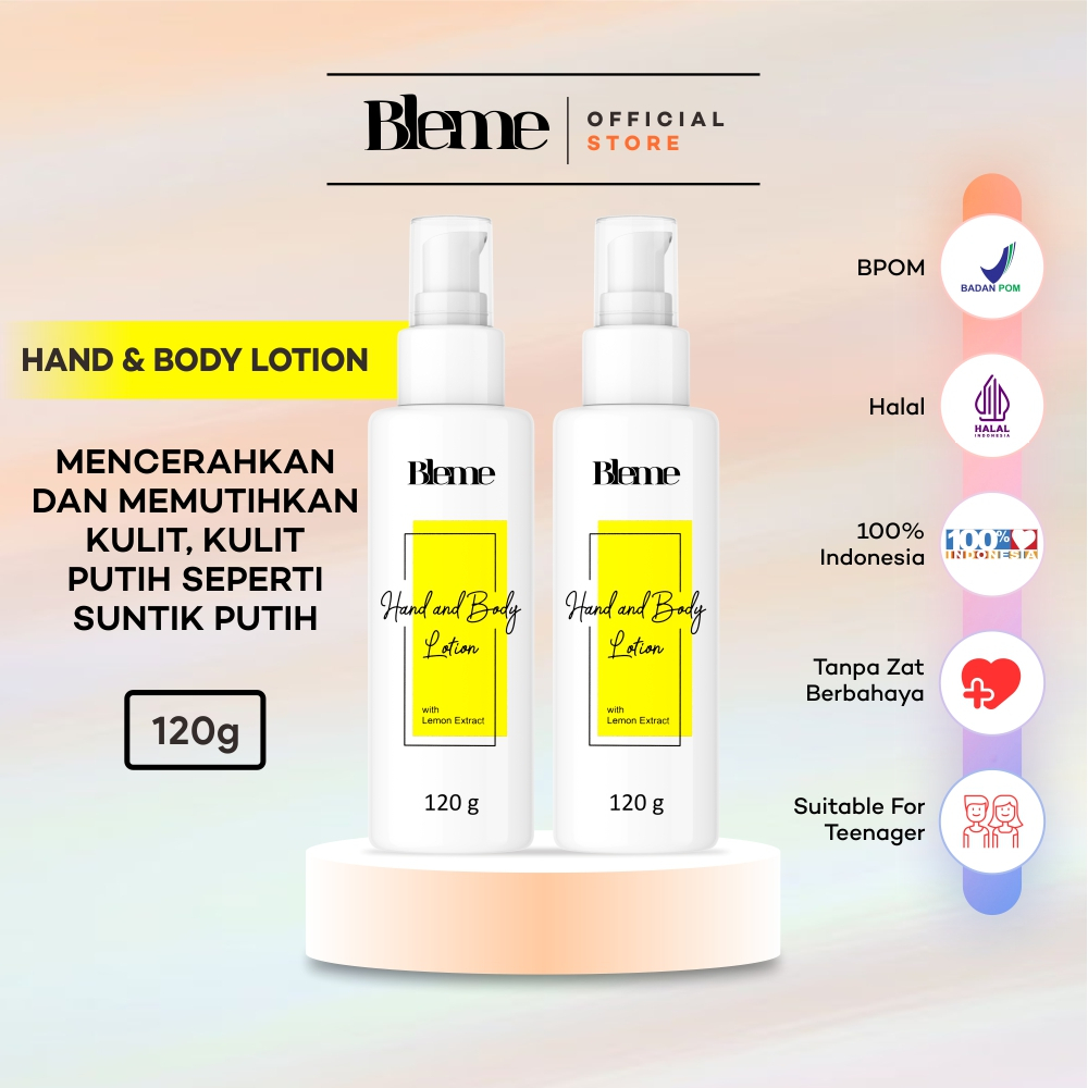 Jual Promo Buy 1 Get 1 Bleme Whitening Body Lotion Pemutih Instan Permanen | Shopee Indonesia