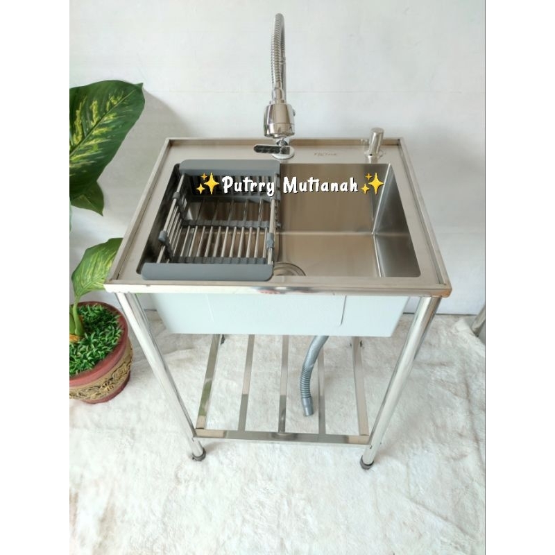 Jual PROMO wastafel portable uk 52*43cm kitchen sink termurah bak cuci ...