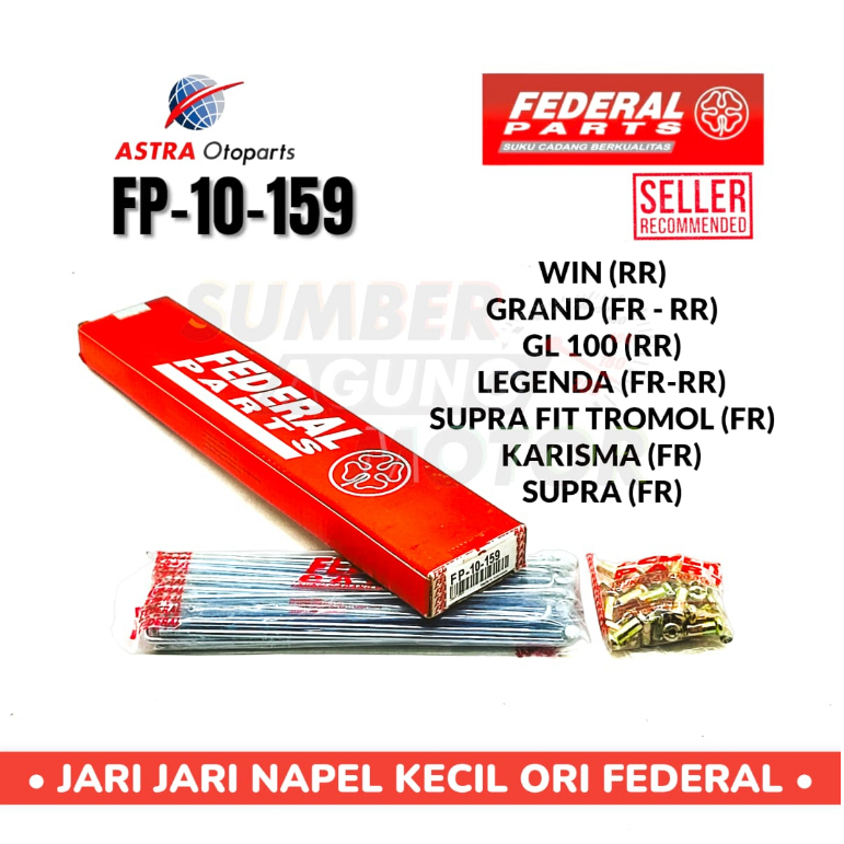 Jual JARI JARI RUJI MOTOR HONDA WIN SUPRA KARISMA GRAND FEDERAL FP-10 ...