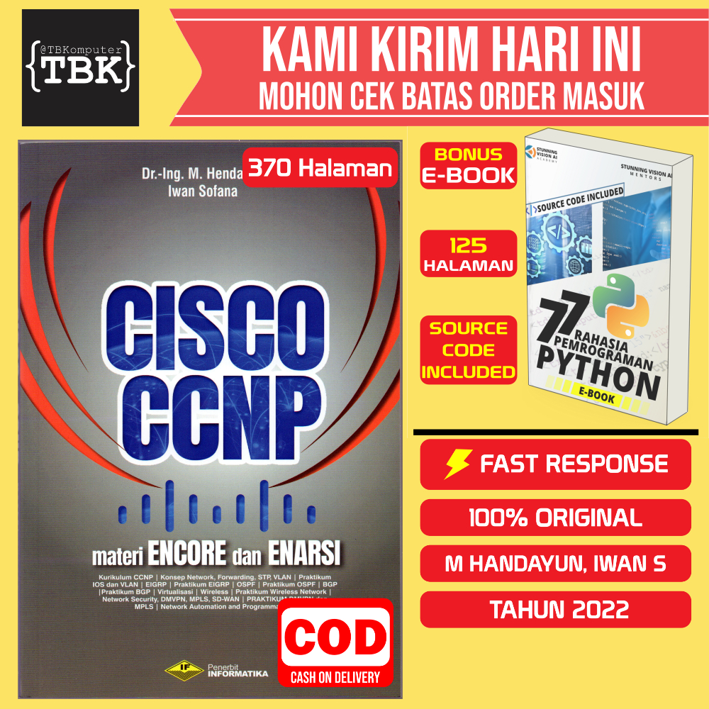 Jual BUKU CISCO CCNP MATERI ENCORE DAN ENARSI | Shopee Indonesia Jual BUKU CISCO CCNP MATERI ENCORE DAN ENARSI | Shopee Indonesia