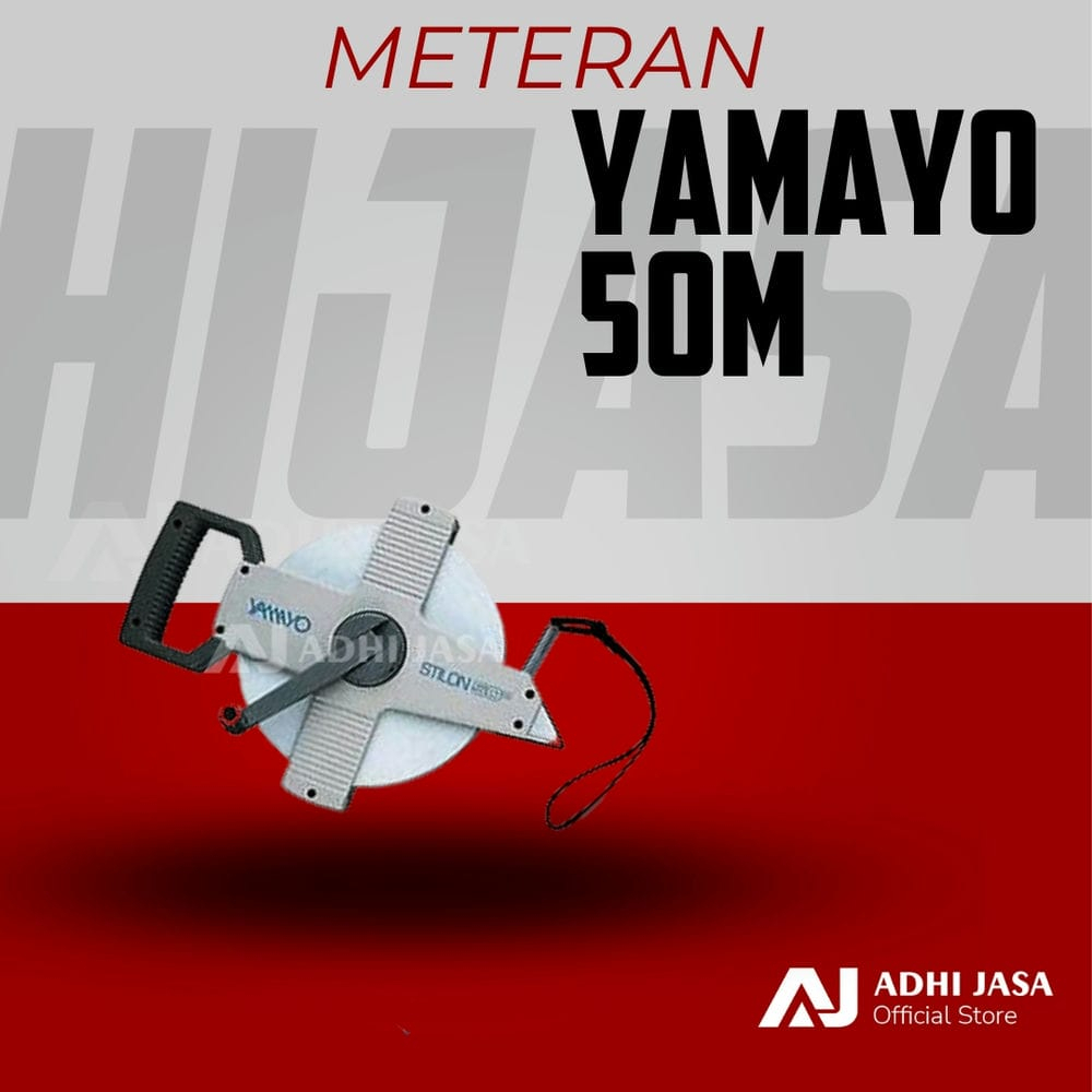 Jual Meteran Stilon Yamayo Reel 50 Meter Original Japan | Shopee Indonesia