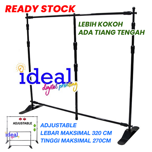 Jual Jumbo Banner - Giant Banner - Backwall - Tiang banner / Tiang ...