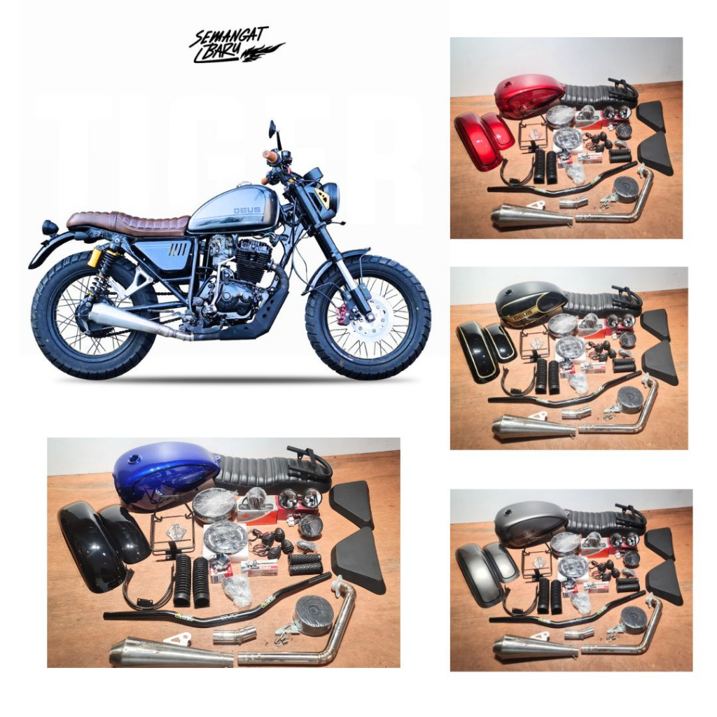 Jual PAKET JAPSTYLE TANGKI DEUS UNTUK MOTOR KARBU GL MEGAPRO SCORPIO ...