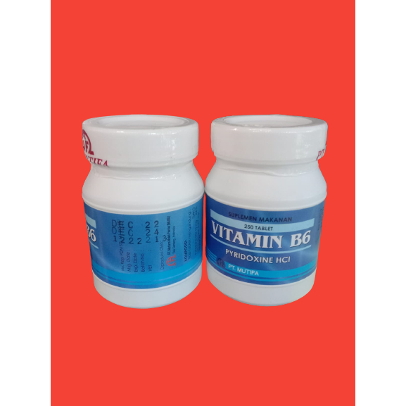 Jual VITAMIN B6 10MG POT ISI 250 TABLET (MUTIFA) | Shopee Indonesia
