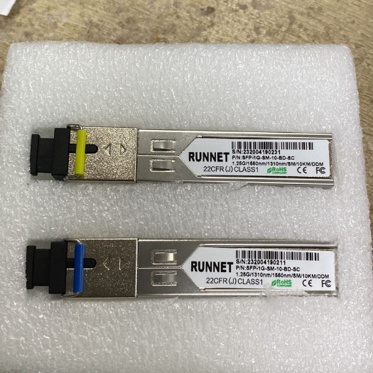 Jual RUNNET SFP-1G-SM-10KM-BD-Sc | Shopee Indonesia