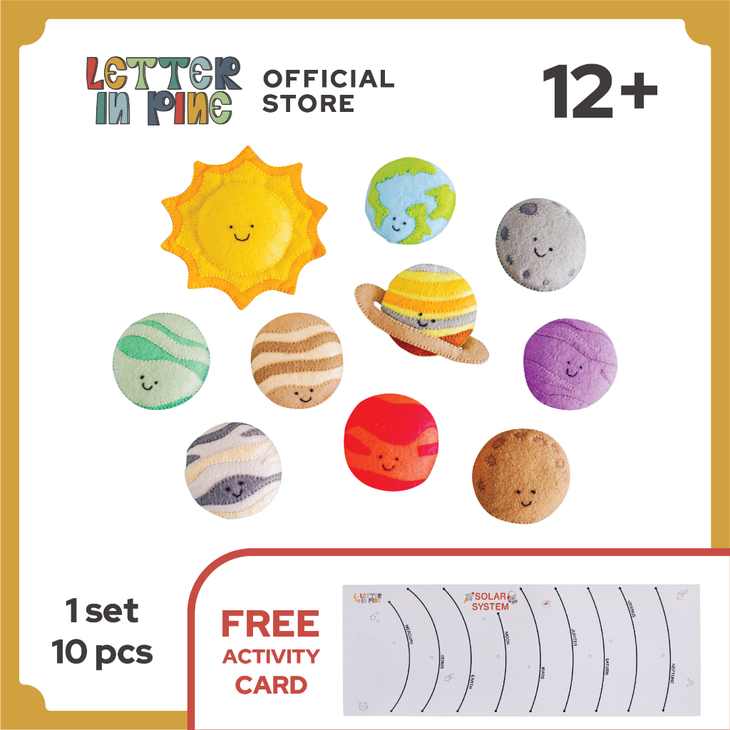 Jual LETTERINPINE - FELT ASTROWORLD - Mainan Mengenal Planet Tata Surya ...