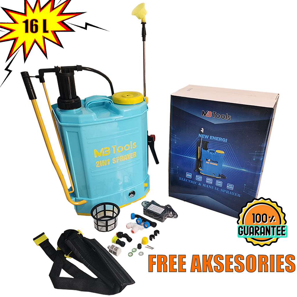 Jual Sprayer elektrik 16 liter 2 in1 SEMPROTAN HAMA SPRAYER HAMA BISA ...