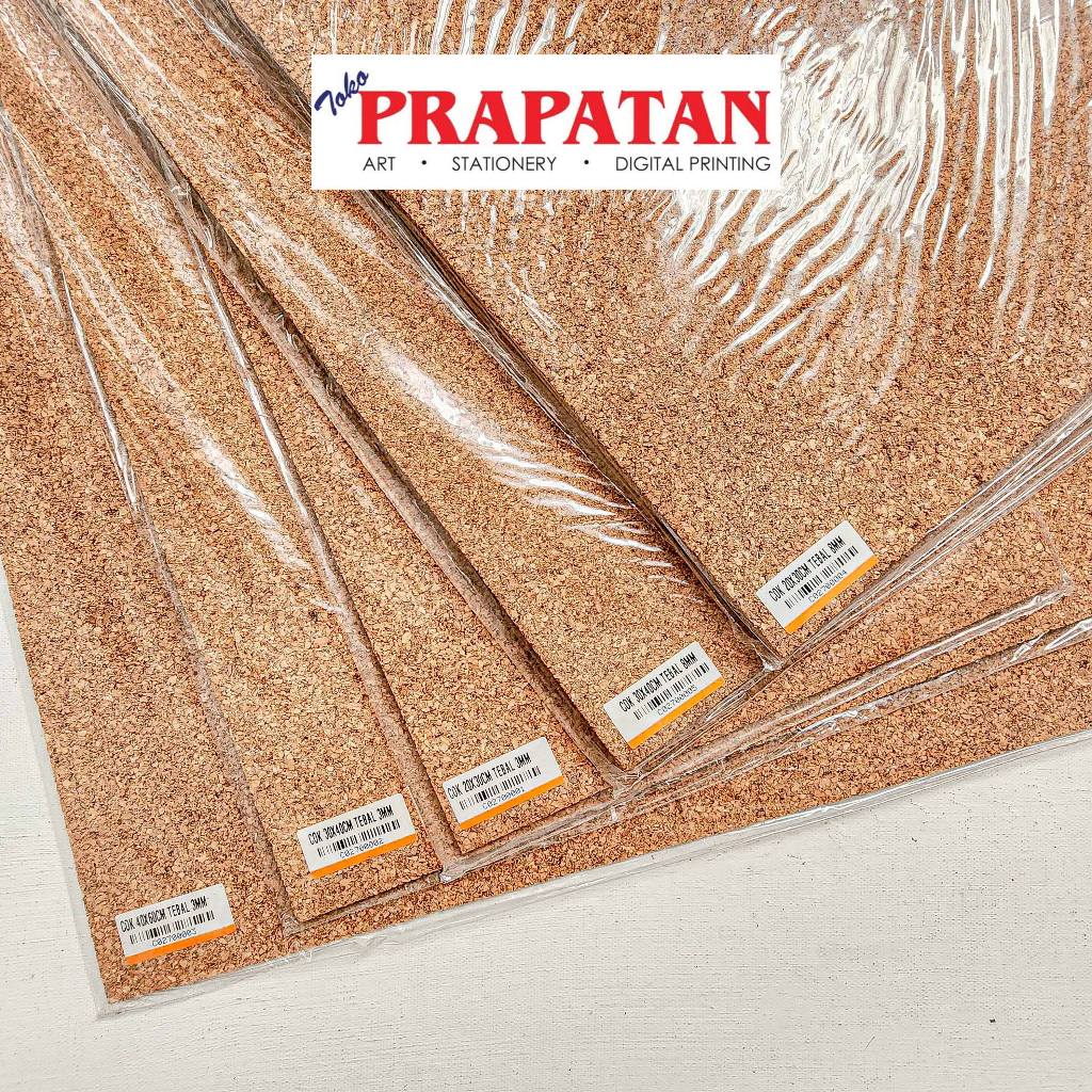 Jual Cork Sheet Board | Gabus Lembaran | Shopee Indonesia