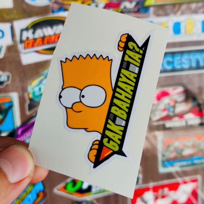 Jual Stiker Lo Lo Gak bahaya ta? / stiker racing viral / stiker motor / stiker hitz / stiker ...