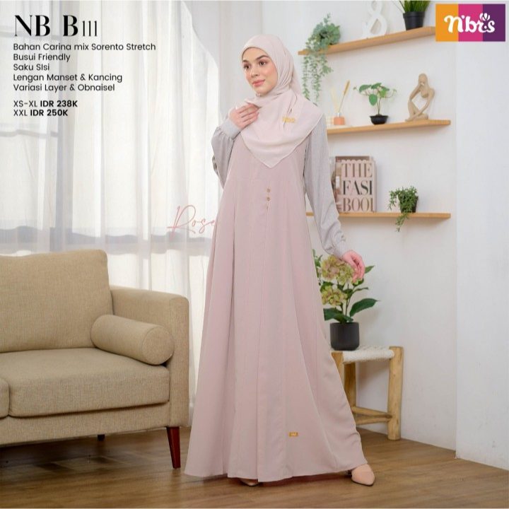 Jual NB B111 GAMIS NIBRAS TERBARU | Shopee Indonesia
