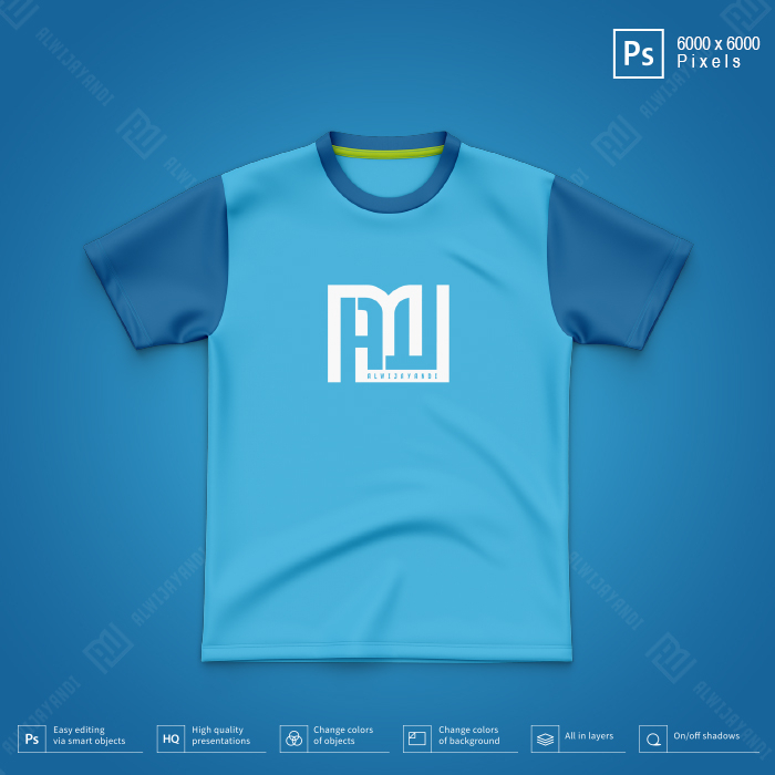 Jual MOCKUP JERSEY FLAT ONECK - RESOLUSI 6000x6000 Pixels | Shopee ...