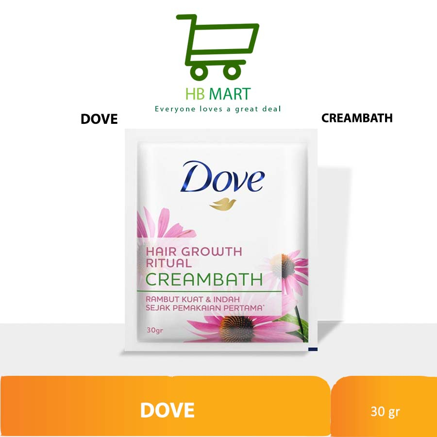 Jual DOVE CREAMBATH SACHET 30 GR | Shopee Indonesia
