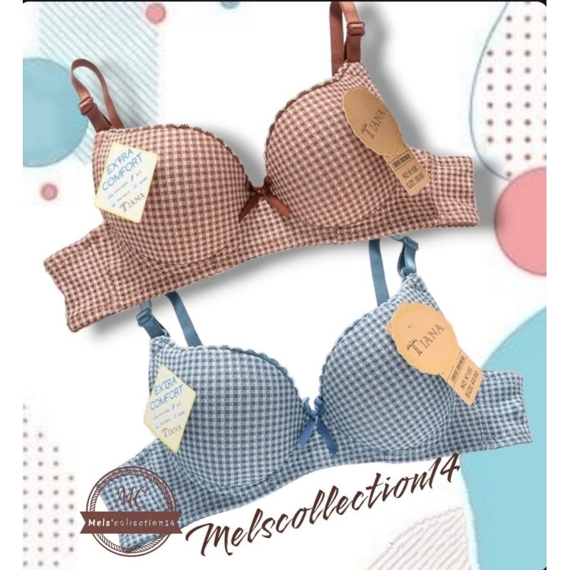 Jual Push up bra 108 motif kotak bh kawat cup A uk 34-40 bh remaja kait ...