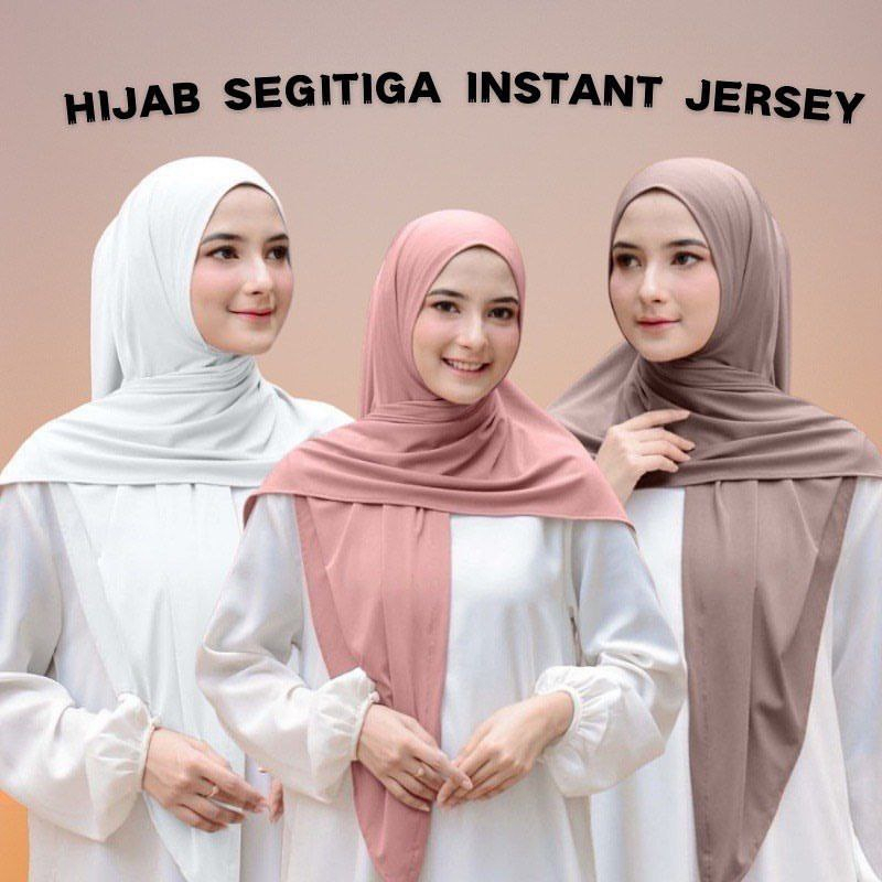 Jual Jilbab Segitiga Instant Jersey | Hijab Segitiga Instan Jersey ...