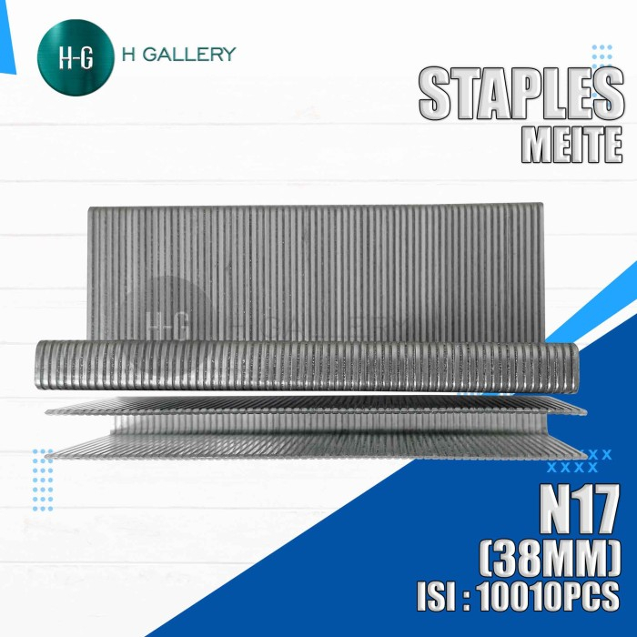 Jual MEITE - STAPLES N17 /ISI STAPLER N851 - N 17 /UKURAN 38MM / SIZE ...