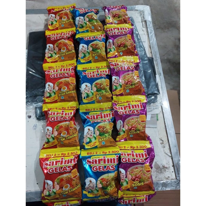Jual Sarimi Gelas Mie Instan Rasa Sosis Bakso Sapi Ayam Bawang ...
