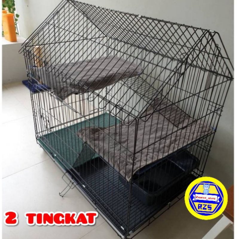 Jual kandang kucing atap jumbo besar | Shopee Indonesia