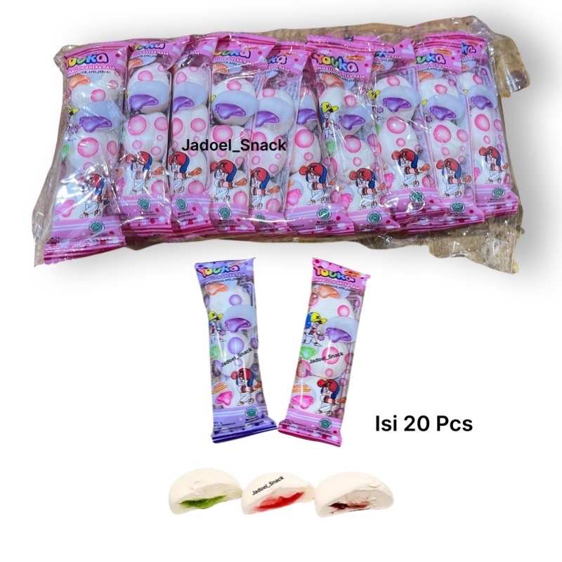 Jual Marshmallow 3in1 Youka 20 x 7gr – Rasa Buah Mix Lembut & Manis ...