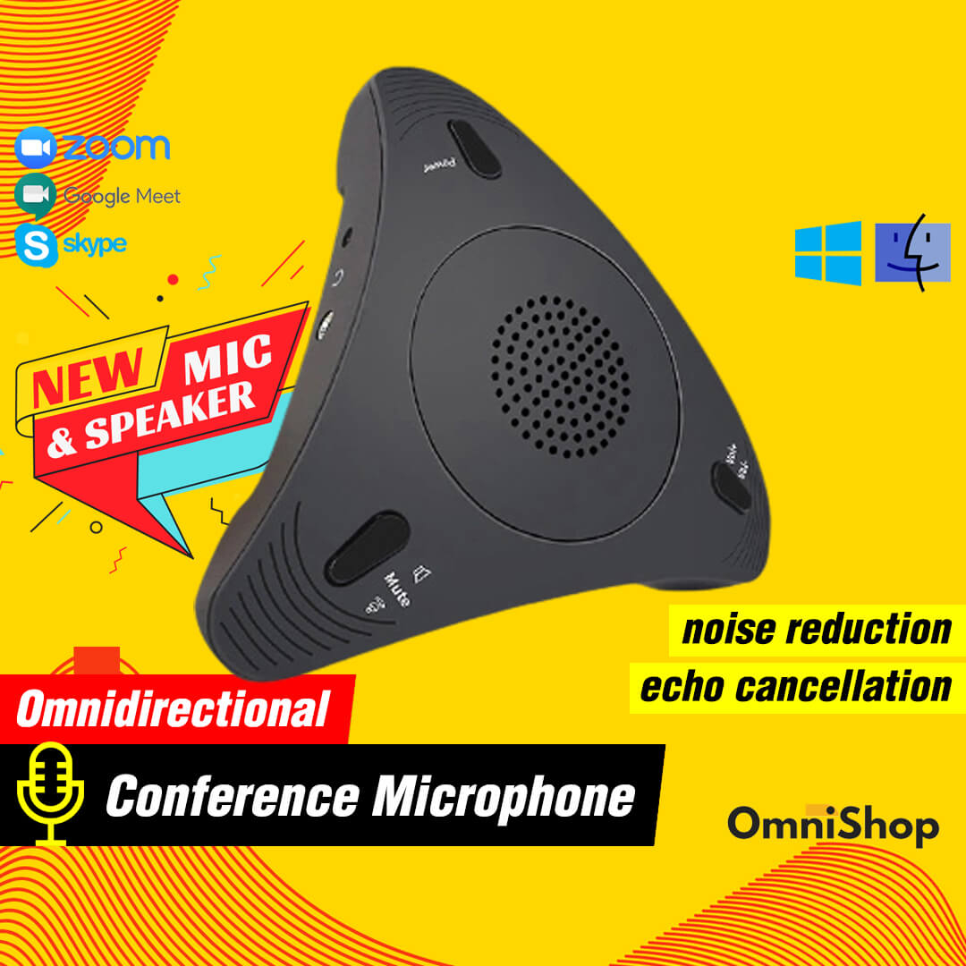 Jual Mic U08 Microphone Speaker USB Meeting Online Conference PC Laptop ...