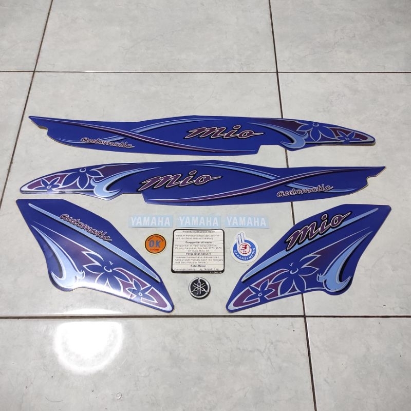 Jual Stiker stripping striping decal graphic Yamaha Mio 5TL 2005 2006 ...