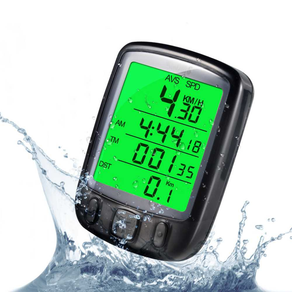 Jual Digital Speedometer Sepeda LCD Backlight Waterproof | Shopee Indonesia