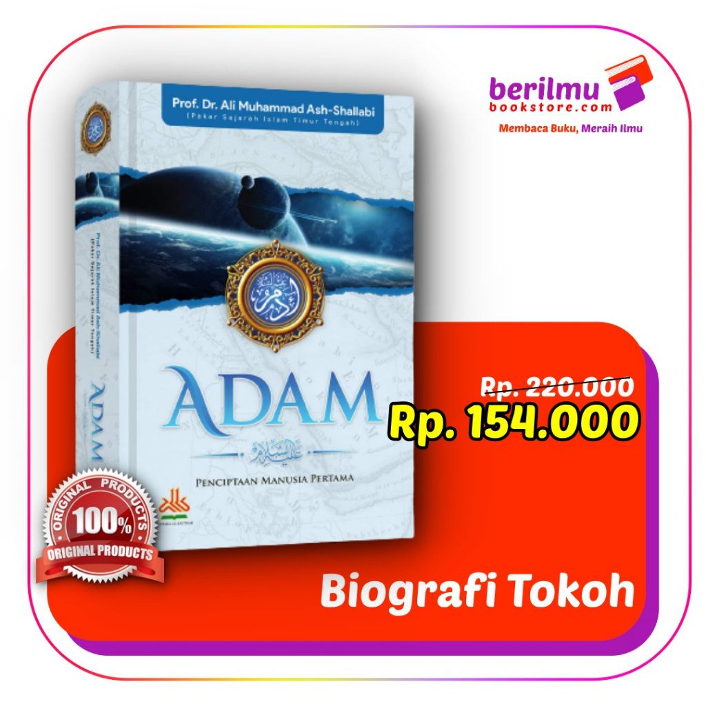 Jual Adam : Penciptaan Manusia Pertama | Buku Sirah Nabi Adam as | Hard ...