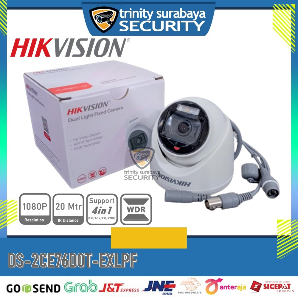 Jual CCTV INDOOR HIKVISION 2MP DS-2CE76D0T-EXLPF 4IN1 | Shopee Indonesia