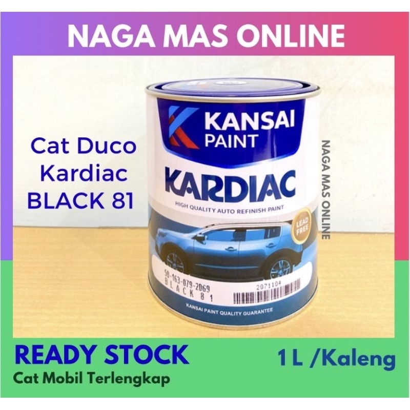 Jual KARDIAC HITAM KILAT 1 KG / KANSAI PAINT / CAT DUCO / CAT MOBIL ...